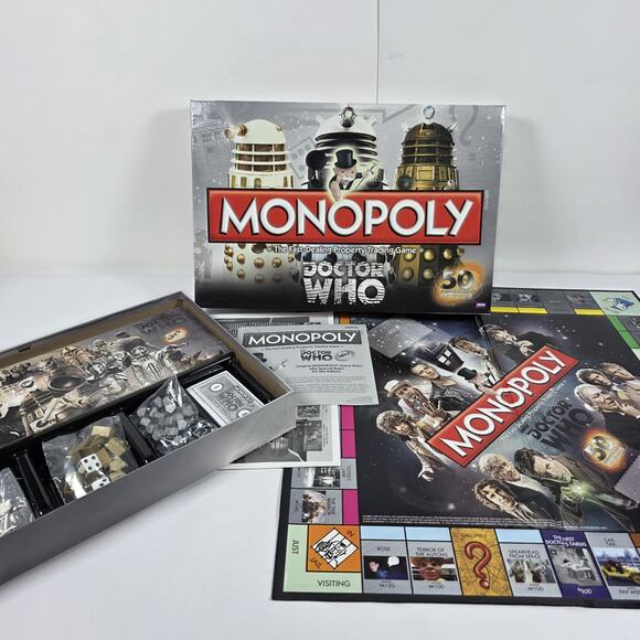 Hasbro | Games | Monopoly Doctor Who 5th Anniversary Collectors Edition ...